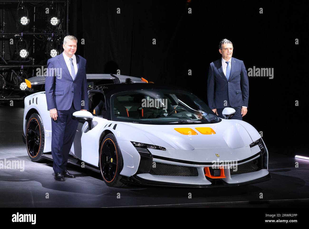 Tokyo, Japan. 20th Sep, 2023. Italian sports car maker Ferrari's Far ...