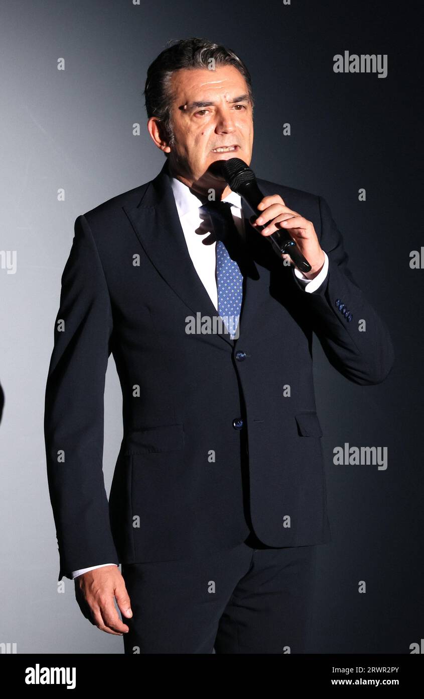 Tokyo, Japan. 20th Sep, 2023. Italian sports car maker Ferrari Japan ...