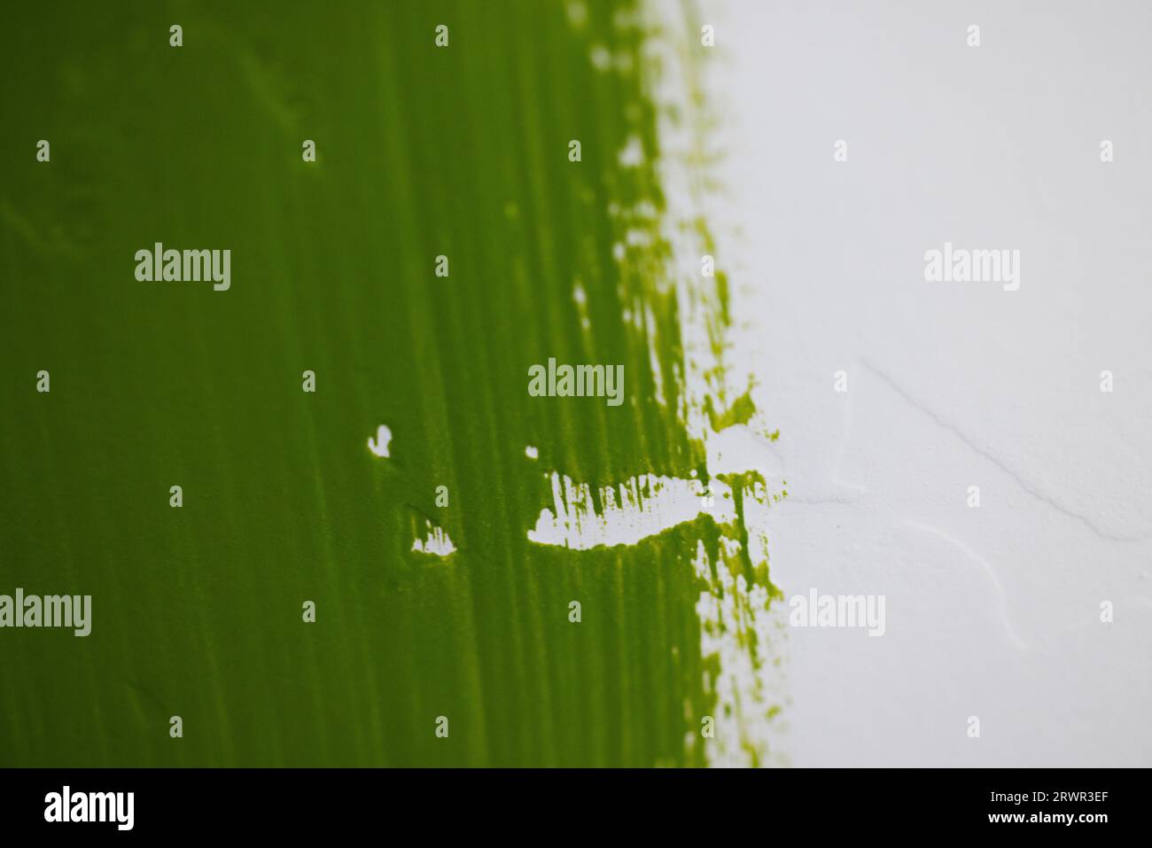 abstract photo of green paint smear Stock Photo - Alamy