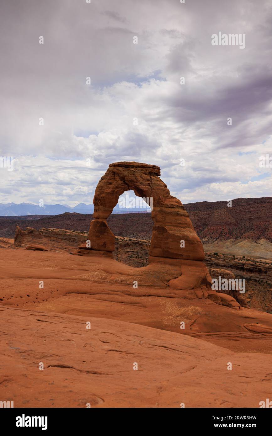 delicate arch, arches national park, utah Stock Photo - Alamy