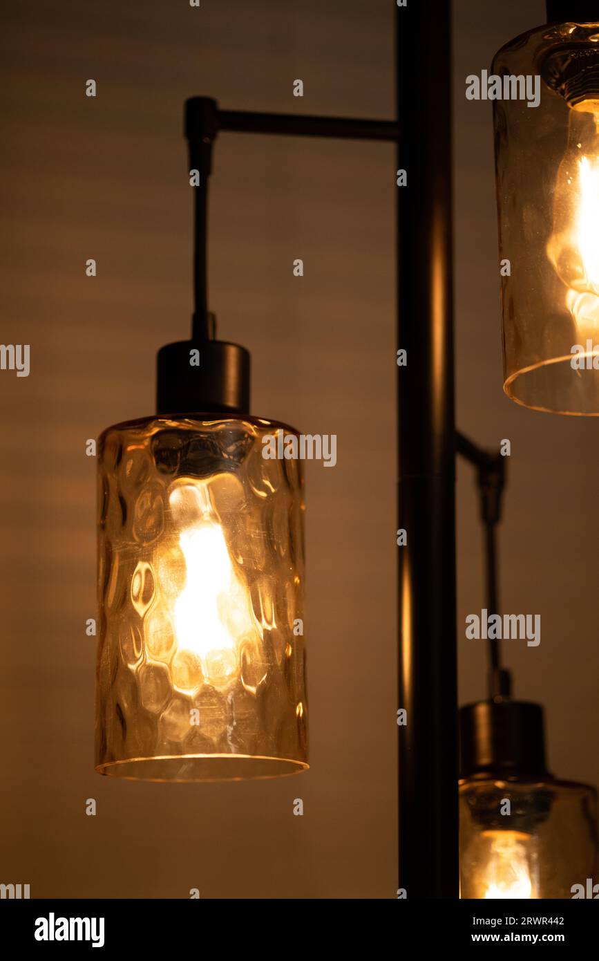 old time lamp with warm light Stock Photo - Alamy