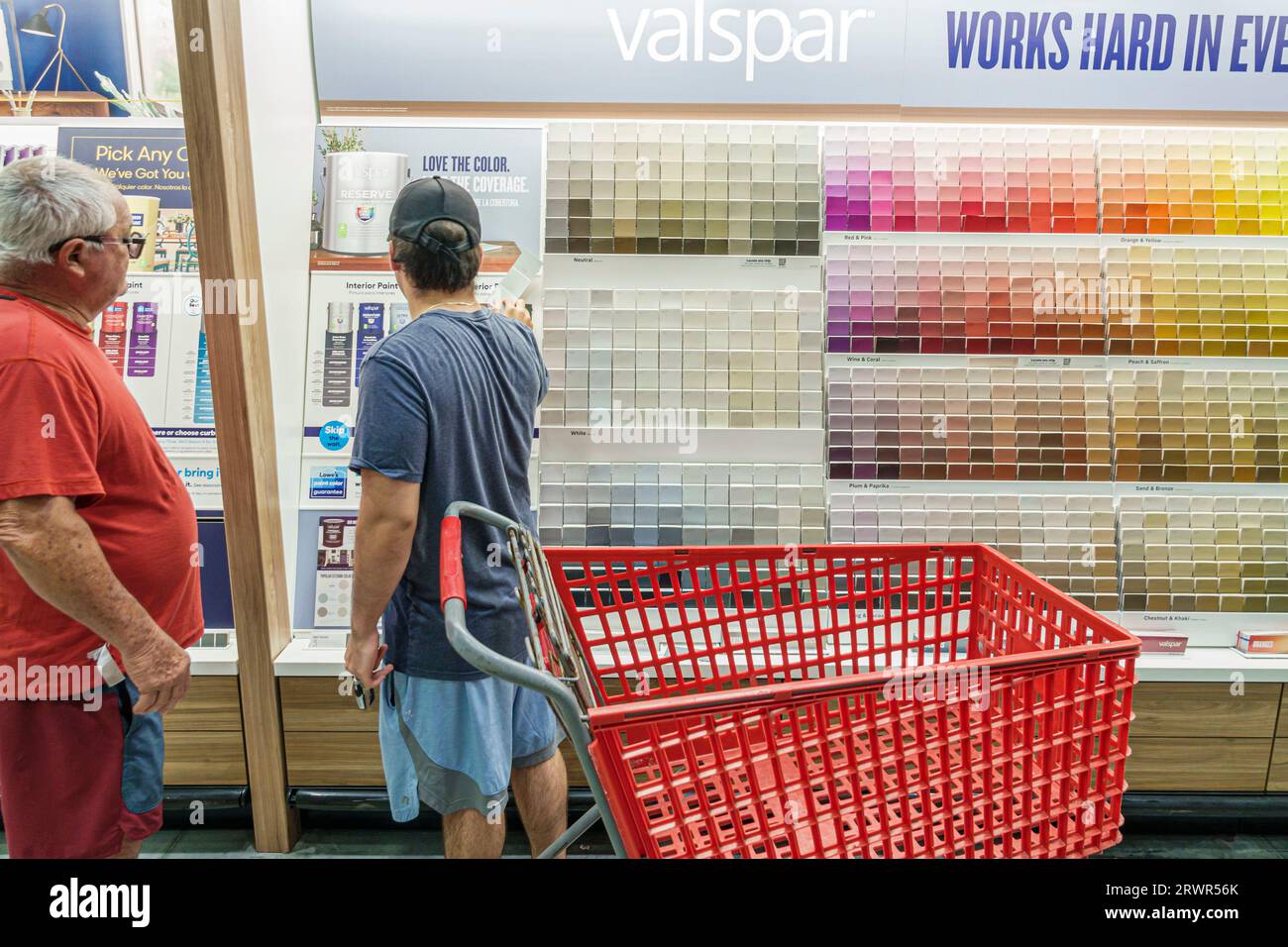 Valspar paint samples hi-res stock photography and images - Alamy