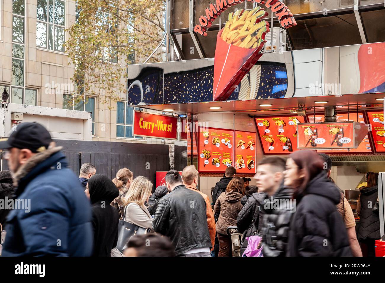 Picture of a sign in a market of Cologne, Germany, indicating it's ...