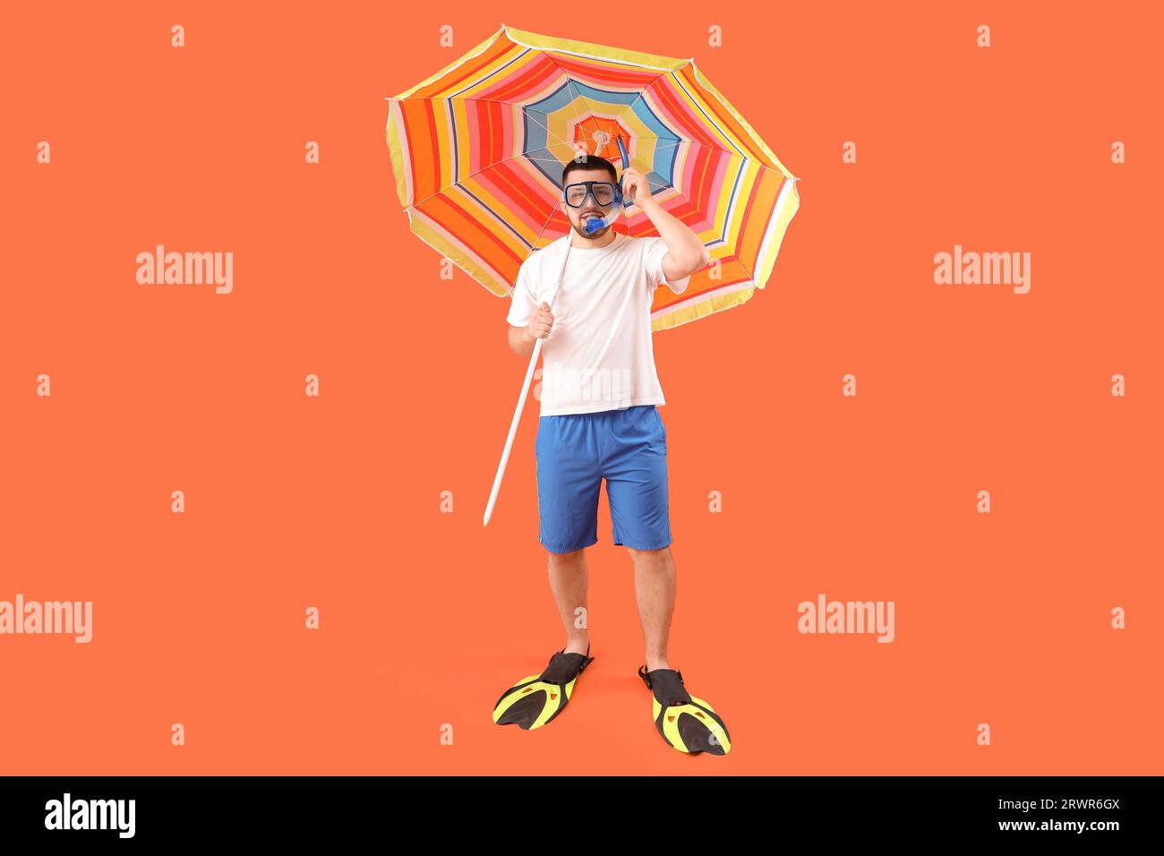 Bright flippers hi-res stock photography and images - Alamy