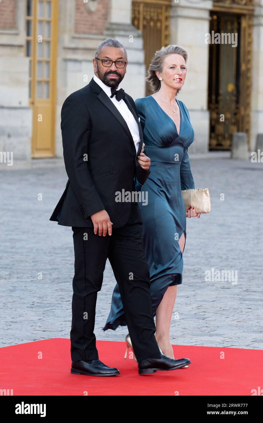 Versailles, France. 08th Mar, 2023. James Cleverly and Susannah Janet ...