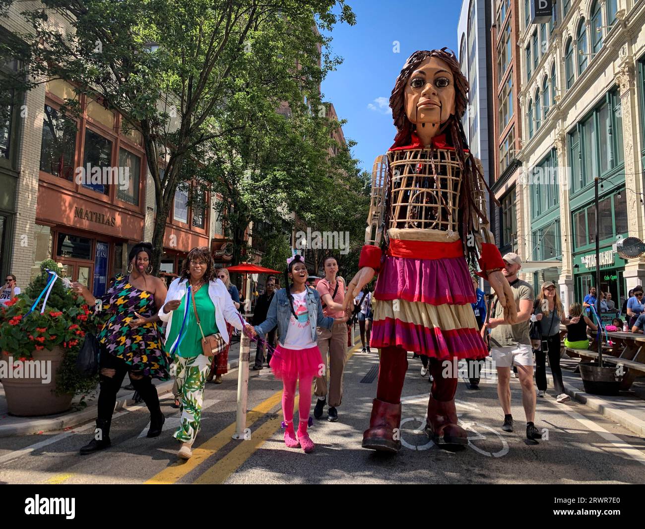 Pittsburgh, Pennsylvania, USA. 20th Sep, 2023. Three generations of one ...