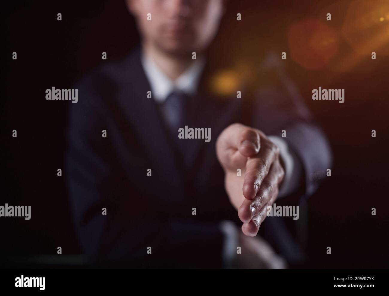 success to greeting, handshake and hand background for job concept ...