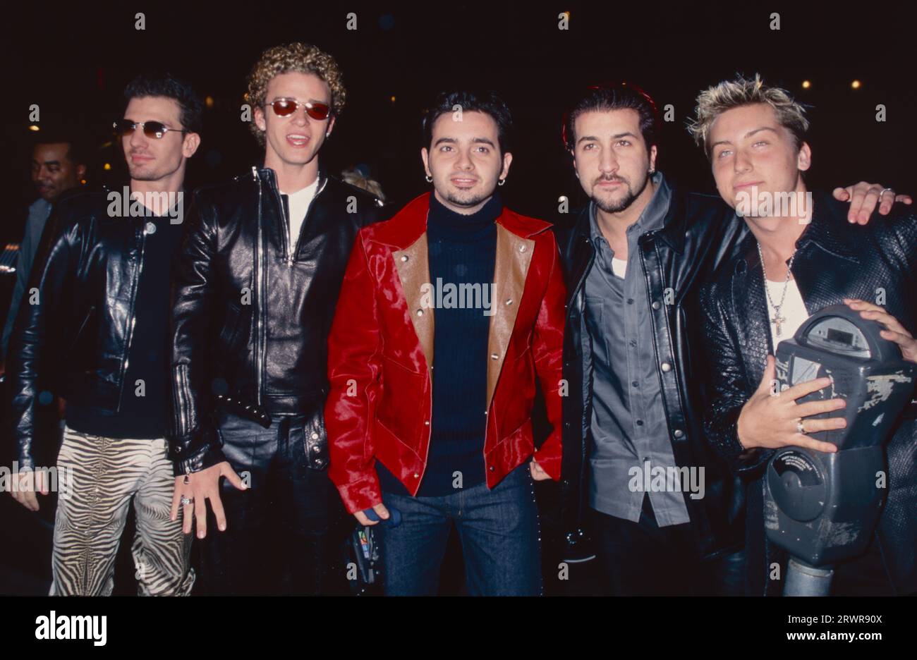 JC Chasez, Justin Timberlake, Chris Kirkpatrick, Joey Fatone and Lance ...