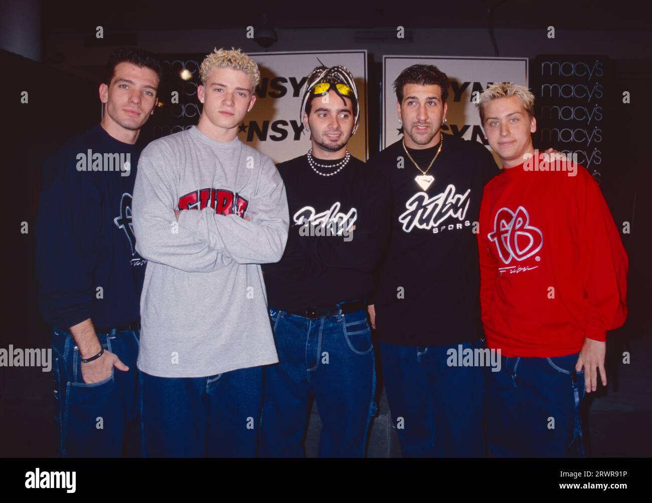 JC Chasez, Justin Timberlake, Chris Kirkpatrick, Joey Fatone and Lance ...