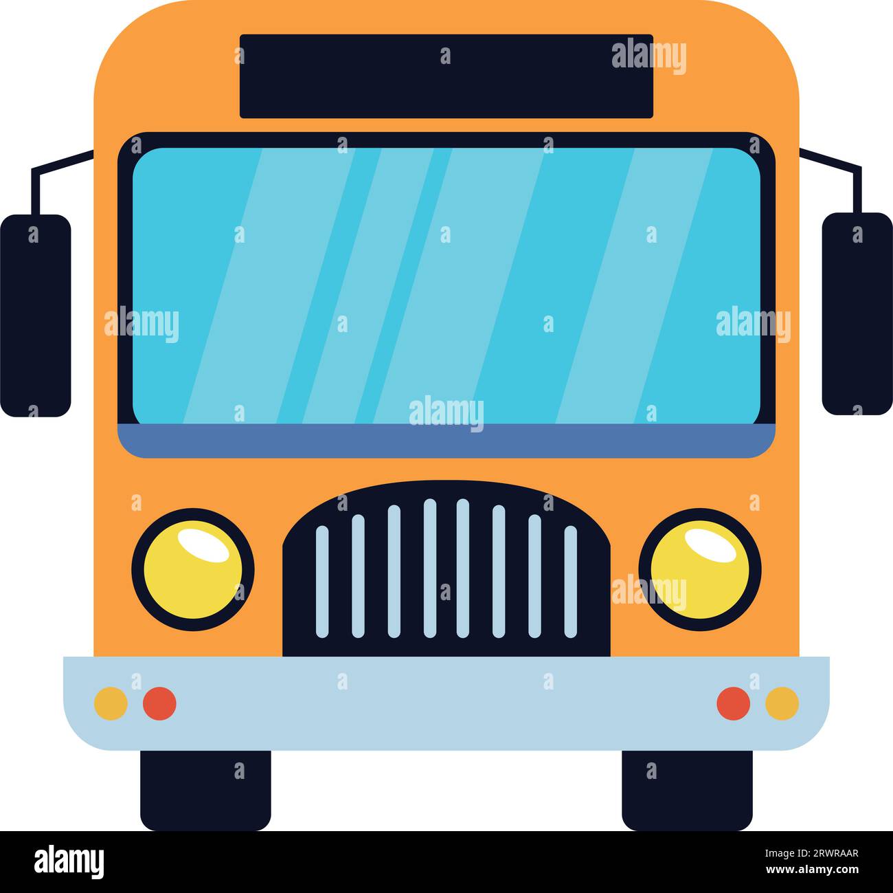 students bus retro icon Stock Vector Image & Art - Alamy