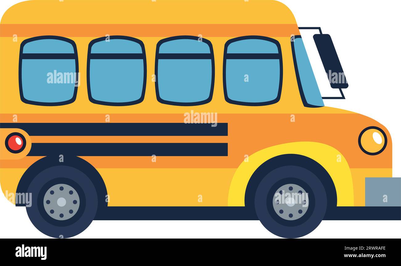 students bus vintage icon Stock Vector Image & Art - Alamy