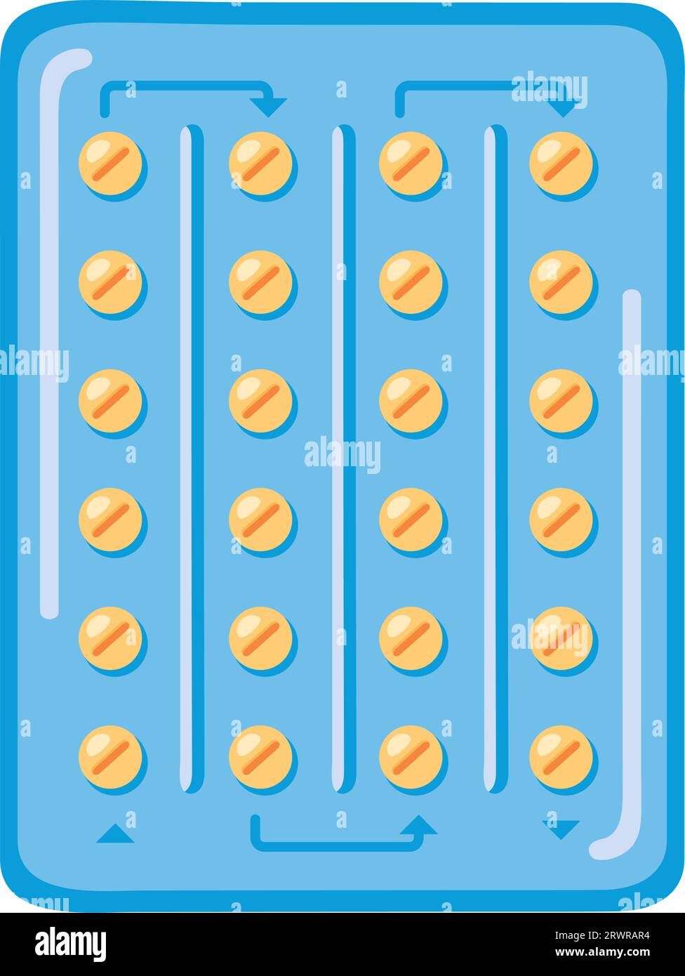 Hormonal birth control Stock Vector Images - Alamy