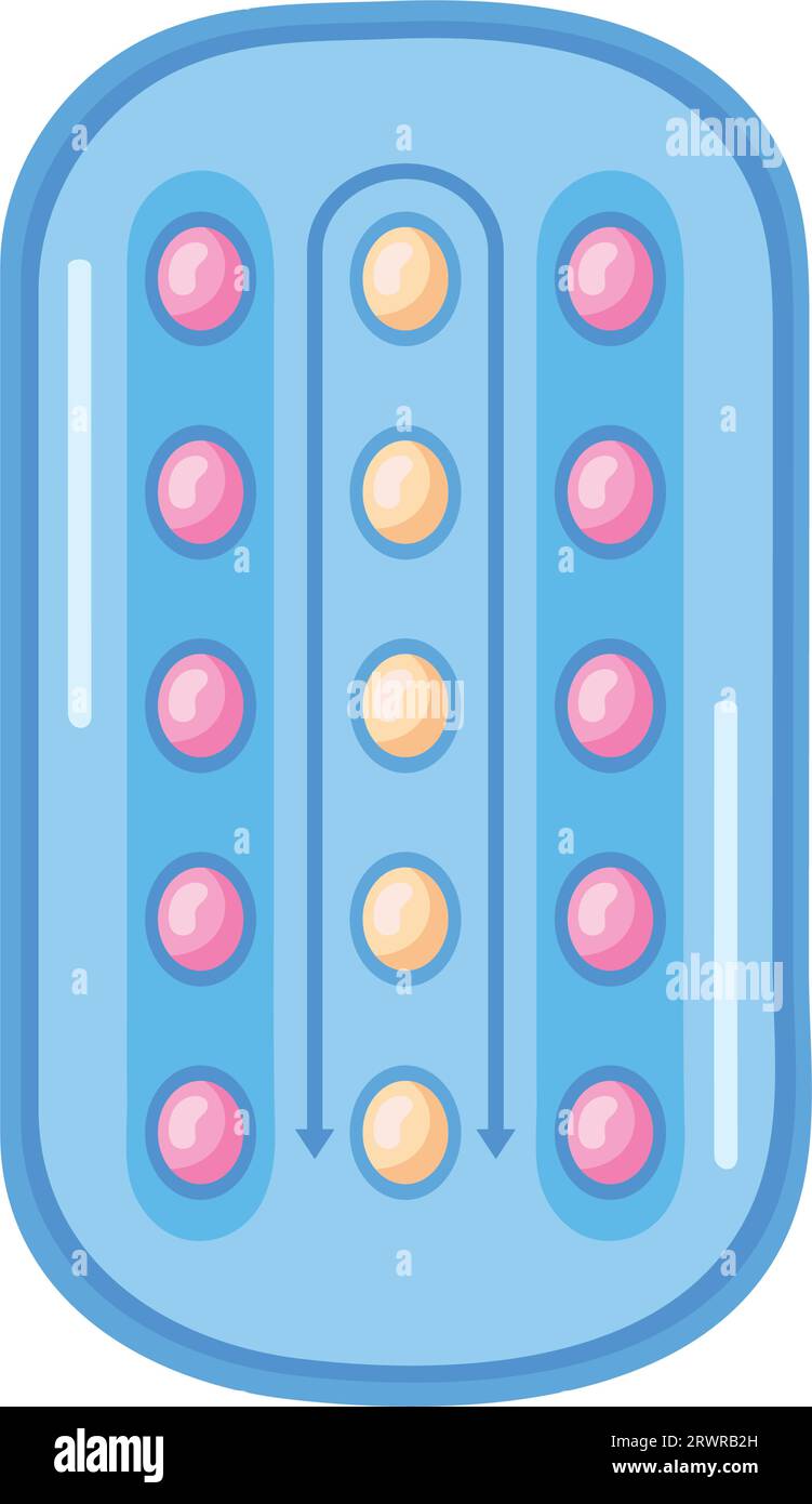birth control pills pack vector isolated Stock Vector Image & Art - Alamy