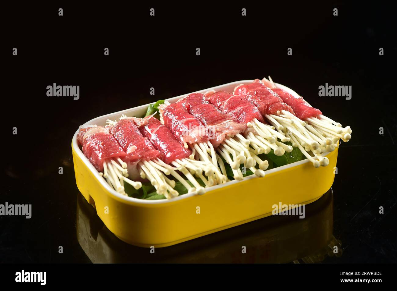 Asian cuisine roasted enoki hi-res stock photography and images - Alamy