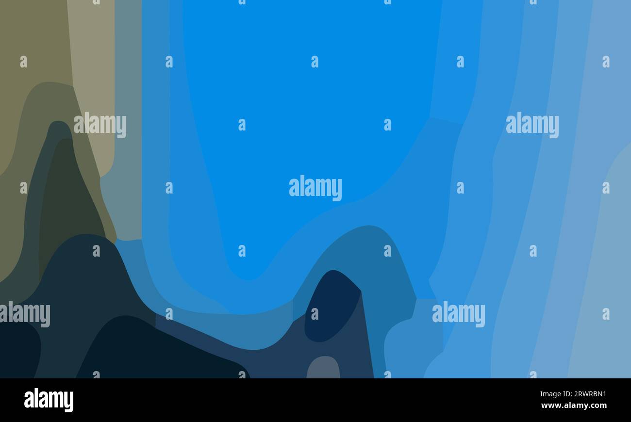 Aesthetic blue abstract background with copy space area. Suitable for ...