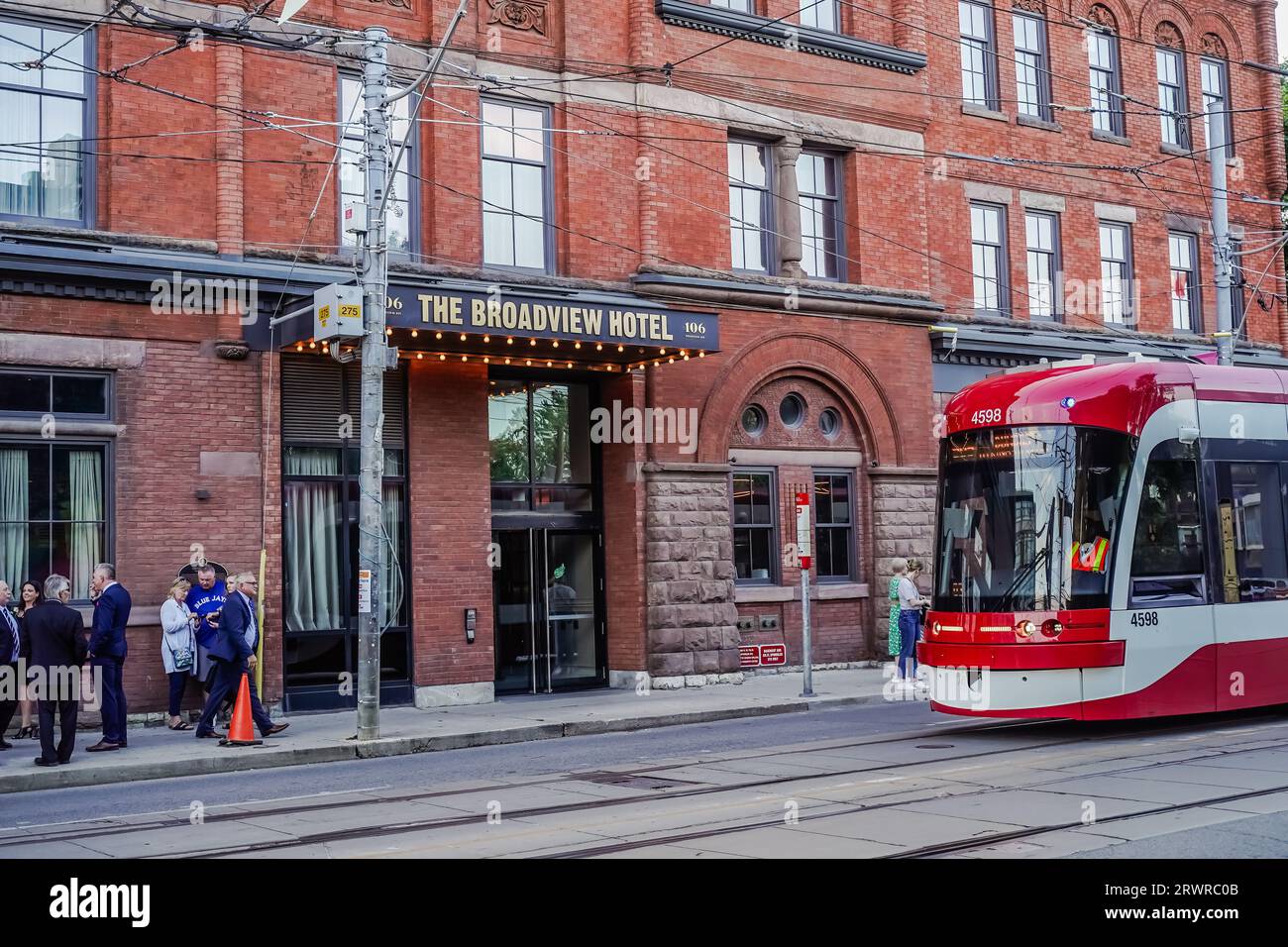 The Broadview Hotel main entrance in Toronto Stock Photo - Alamy