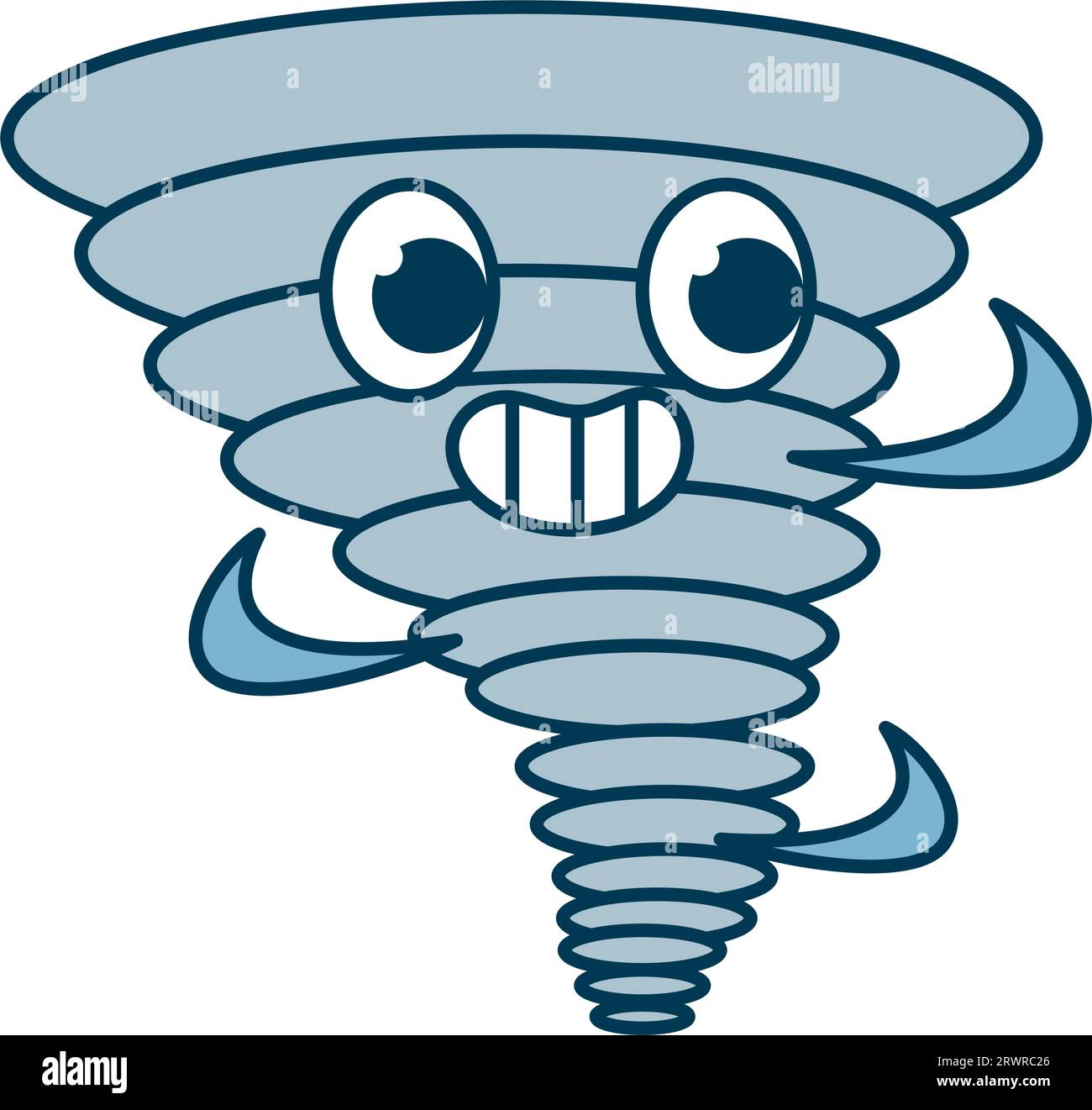 weather cartoon character tornado Stock Vector Image & Art - Alamy