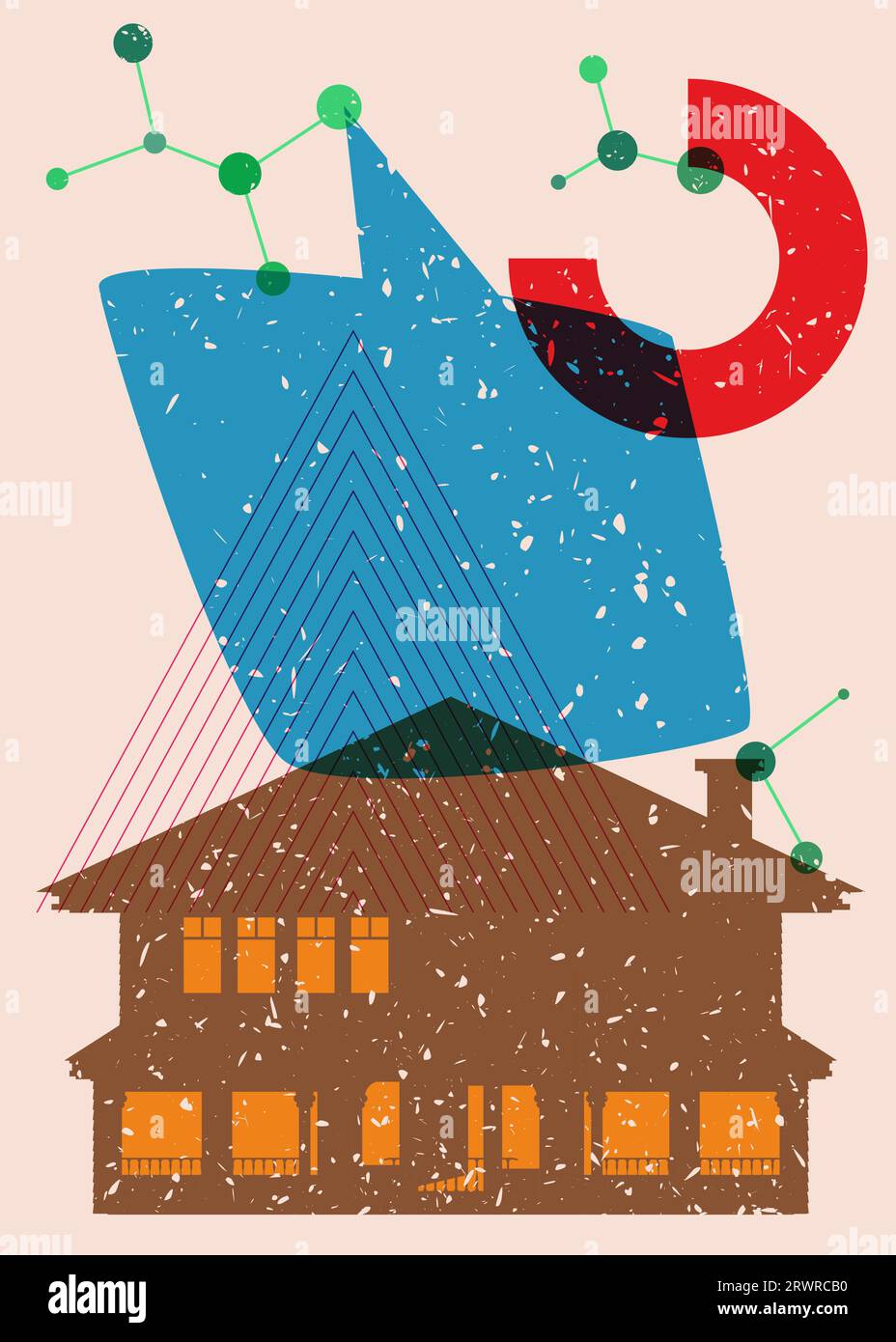 Structure in geometry architecture Stock Vector Images - Alamy