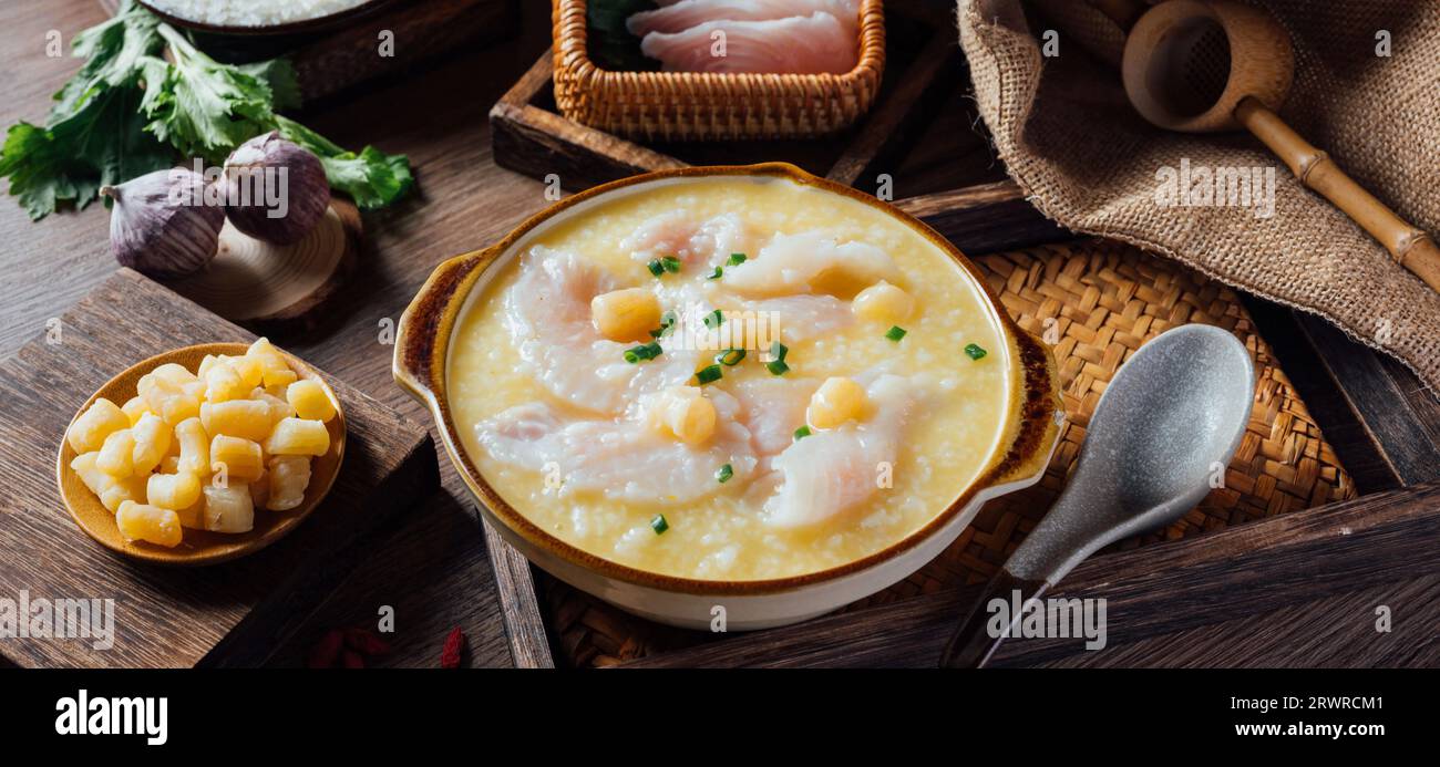 Sliced fish porridge hi-res stock photography and images - Alamy