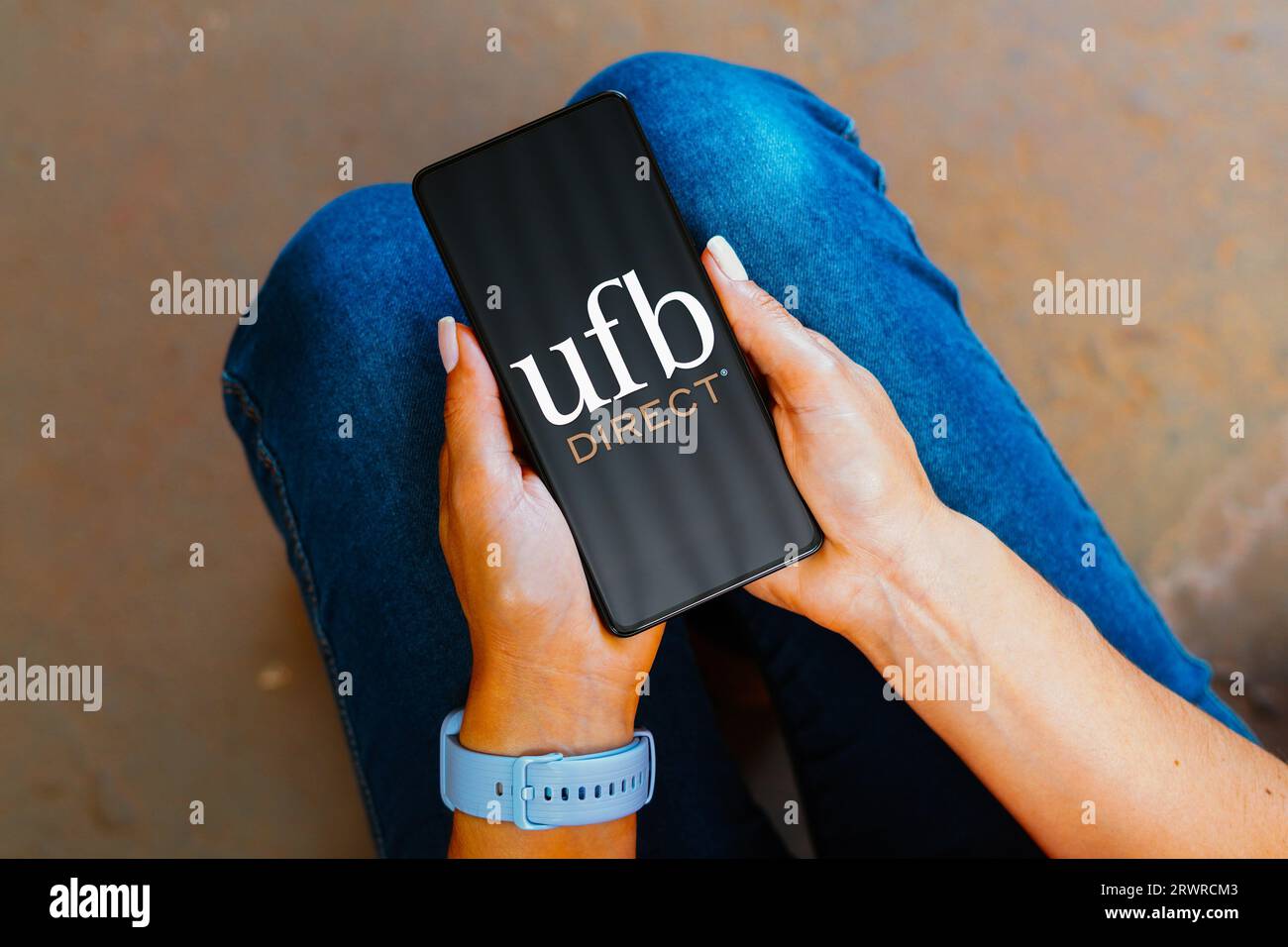 Brazil. 20th Sep, 2023. In this photo illustration, the UFB Direct logo ...
