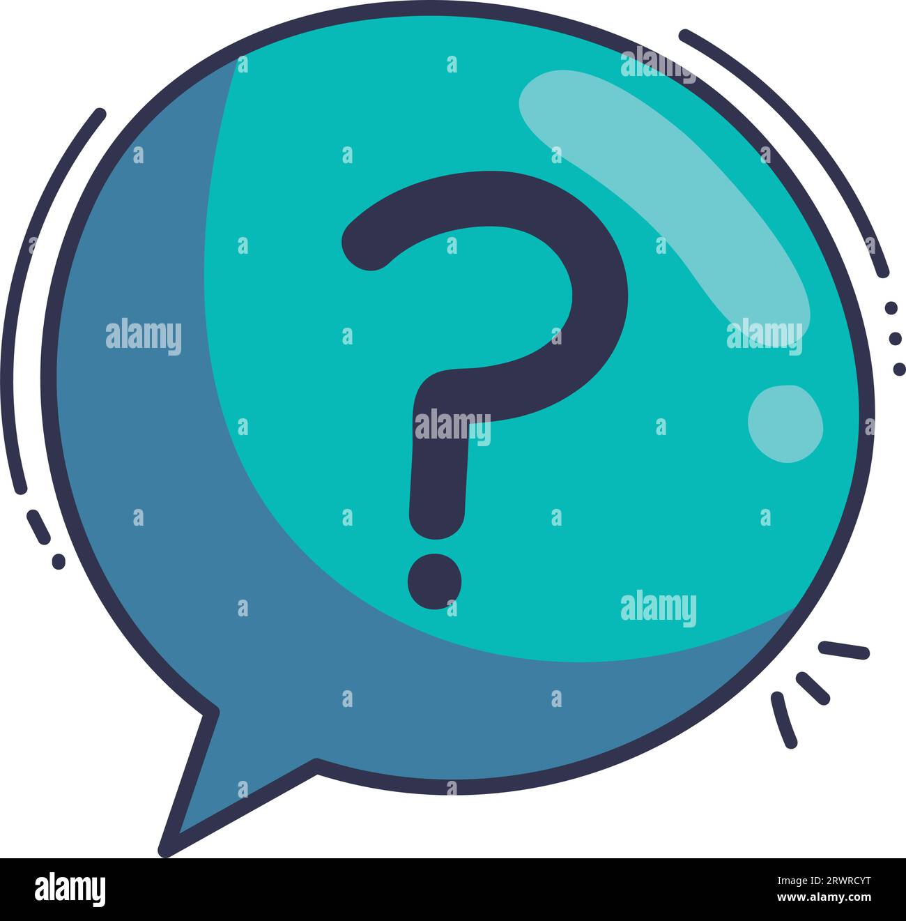 speech bubble with interrogation sign ask Stock Vector Image & Art - Alamy
