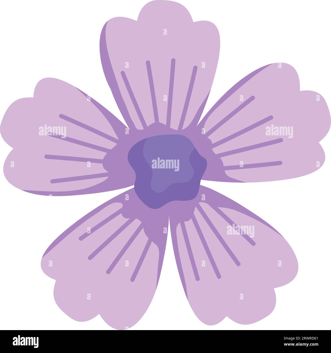 flower decorative icon Stock Vector Image & Art - Alamy