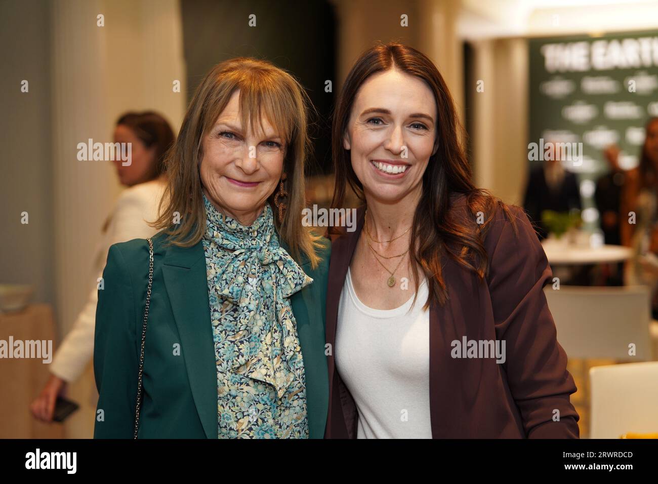 USA. 19th Sep, 2023. Patti Harris and Jacinda Ardern, former Prime Minister of New Zealand, at ...