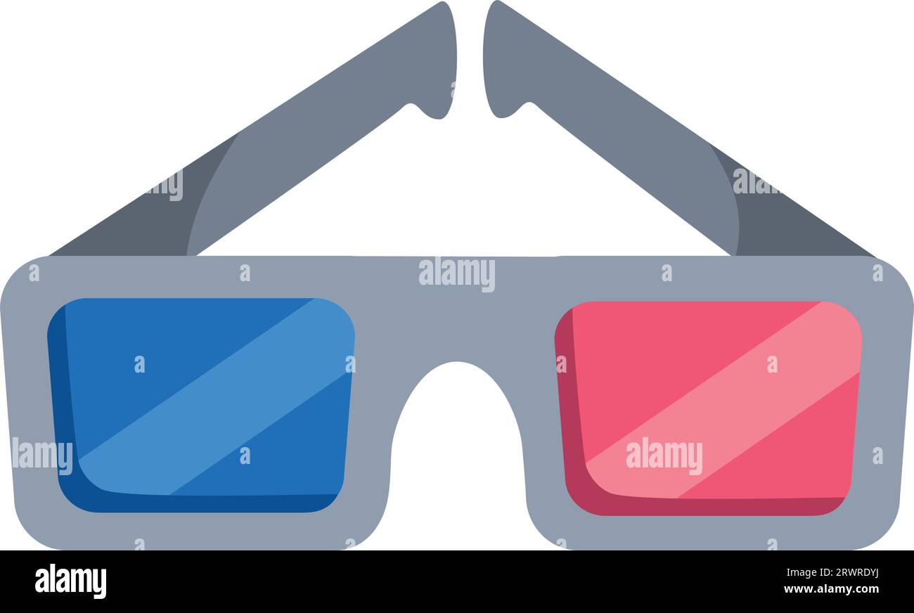 3d glasses illustration vector isolated Stock Vector Image & Art - Alamy