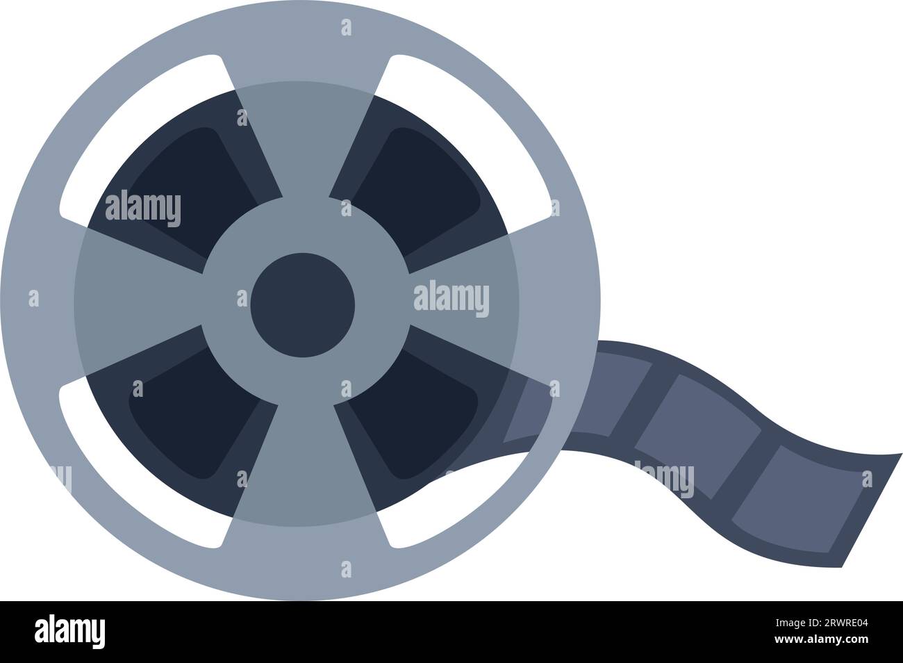 film device reel vector isolated Stock Vector Image & Art - Alamy