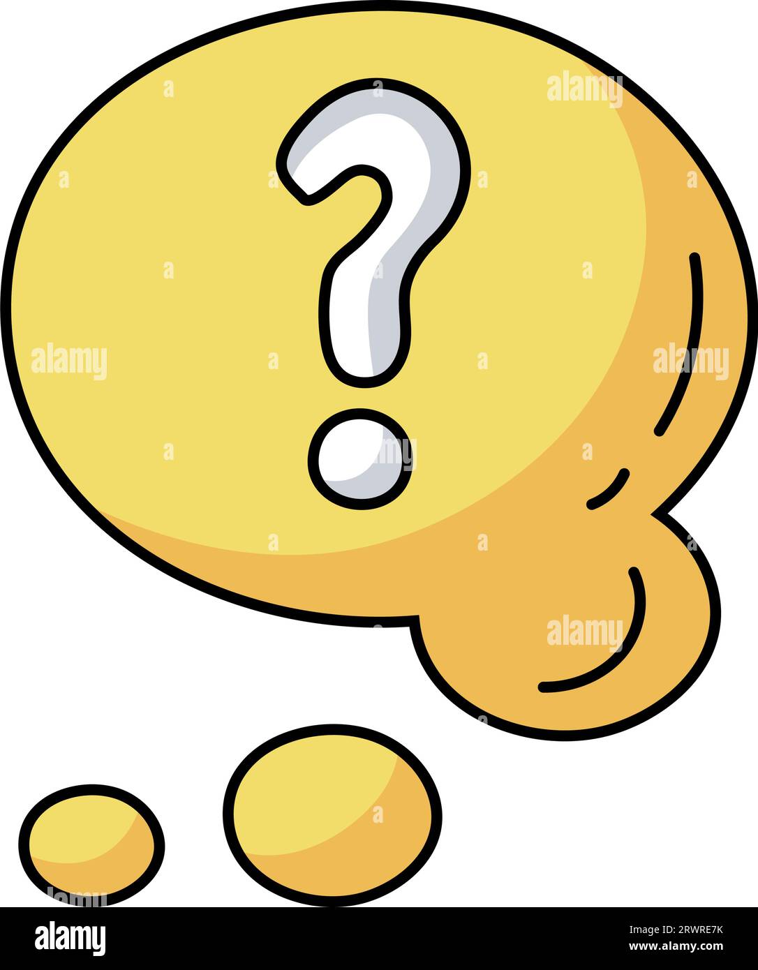 speech bubble yellow vector isolated Stock Vector Image & Art - Alamy