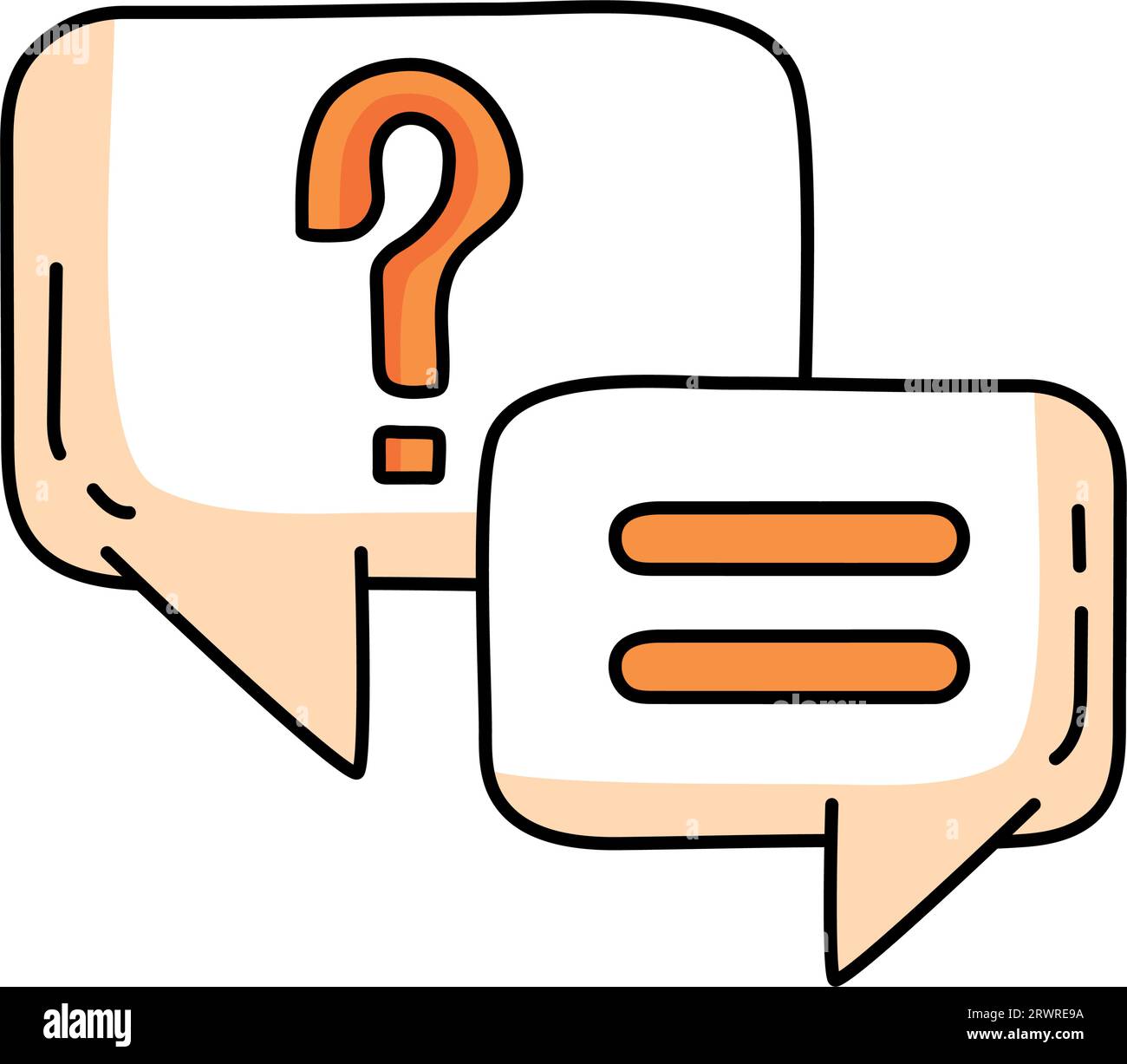 speech bubbles signs vector isolated Stock Vector Image & Art - Alamy