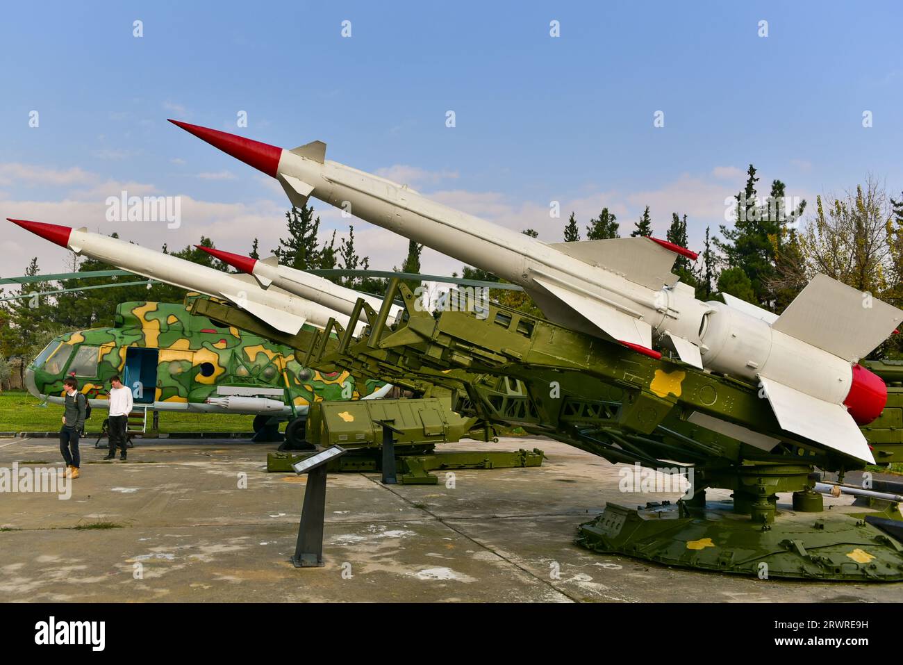 Soviet-made missiles used by the Syrian military in the 1973 October ...