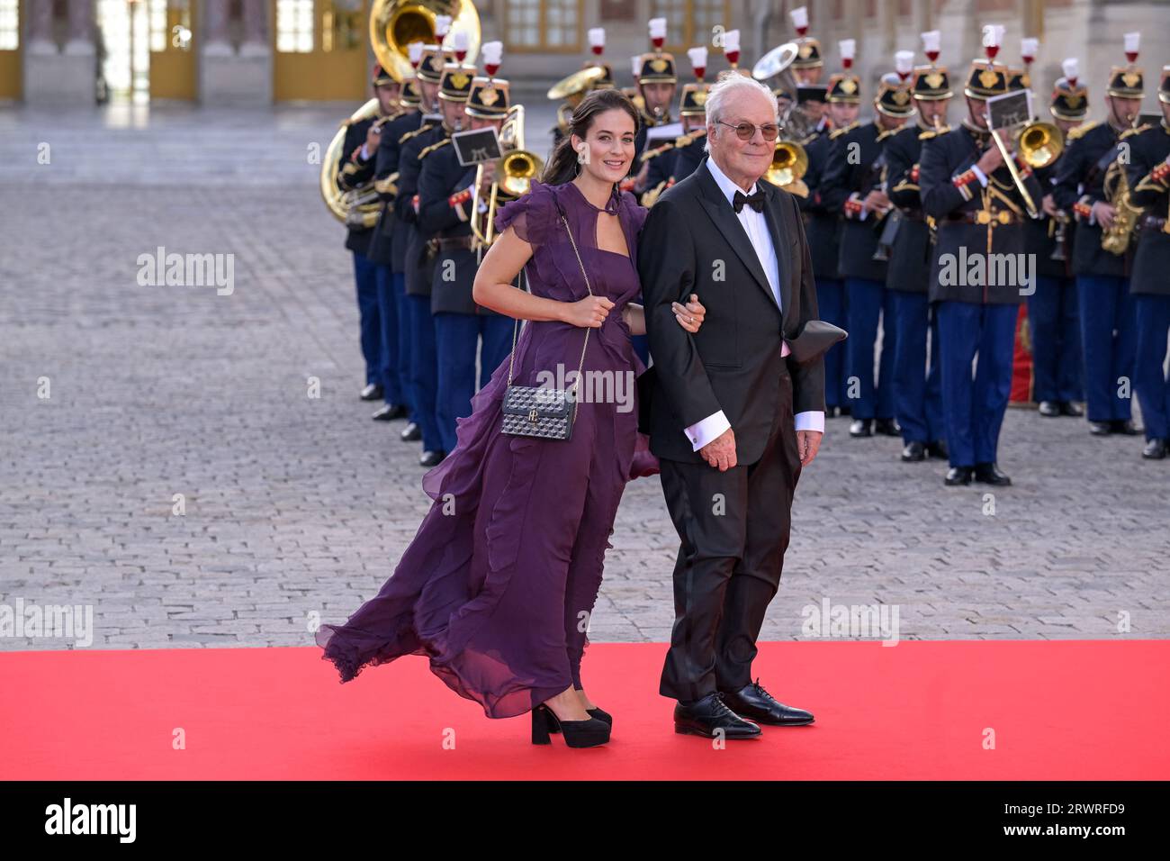 Versailles, France. 20th Sep, 2023. David Rene de Rothschild arrives to ...