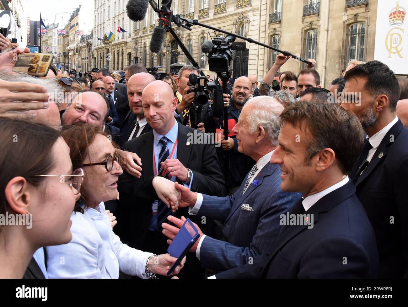 Emmanuel macron king charles 2023 hi-res stock photography and images ...
