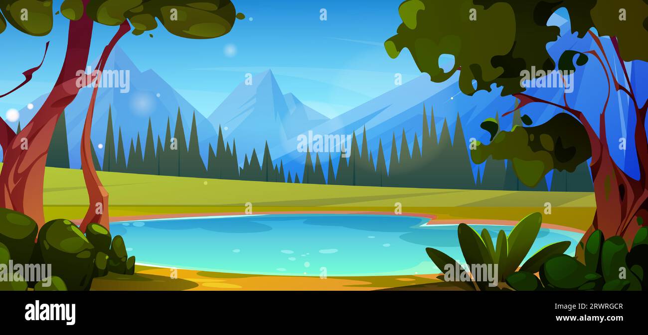 Altai lake Stock Vector Images - Alamy