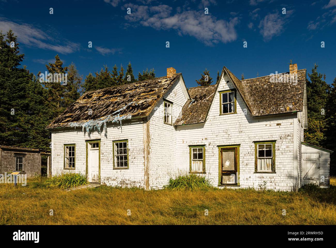 Gaspesian British Heritage Village New Richmond, Quebec, CA Stock Photo ...