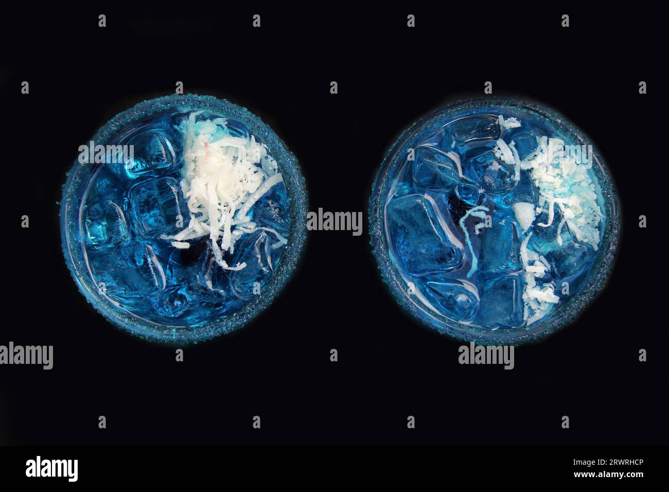 Popular alcoholic drink in Mexico called Azulitos or Pitufos prepared ...