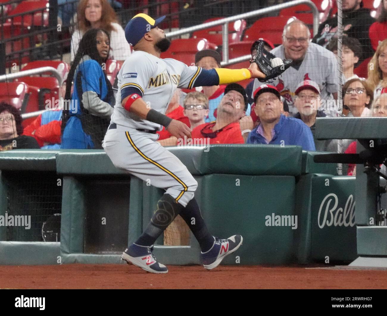 Foul ball catch hi-res stock photography and images - Alamy