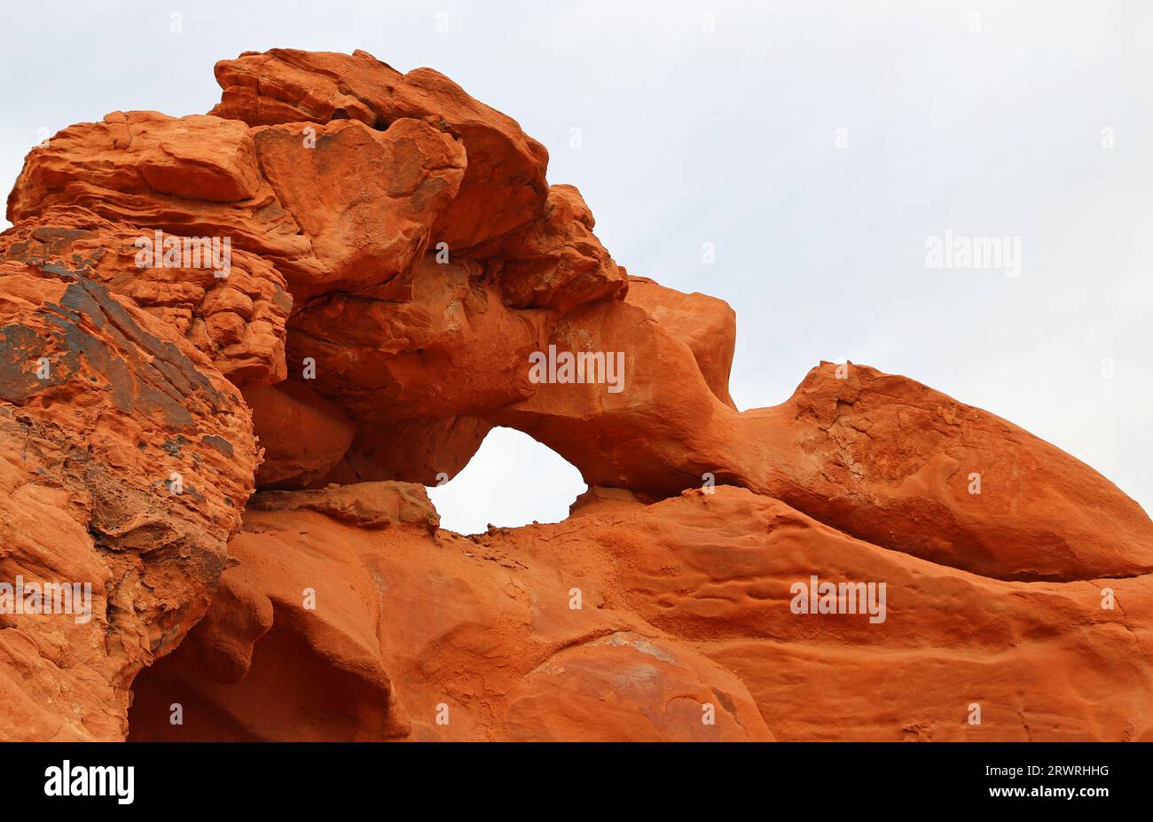 Natural window - Valley of Fire State Park, Nevada Stock Photo - Alamy