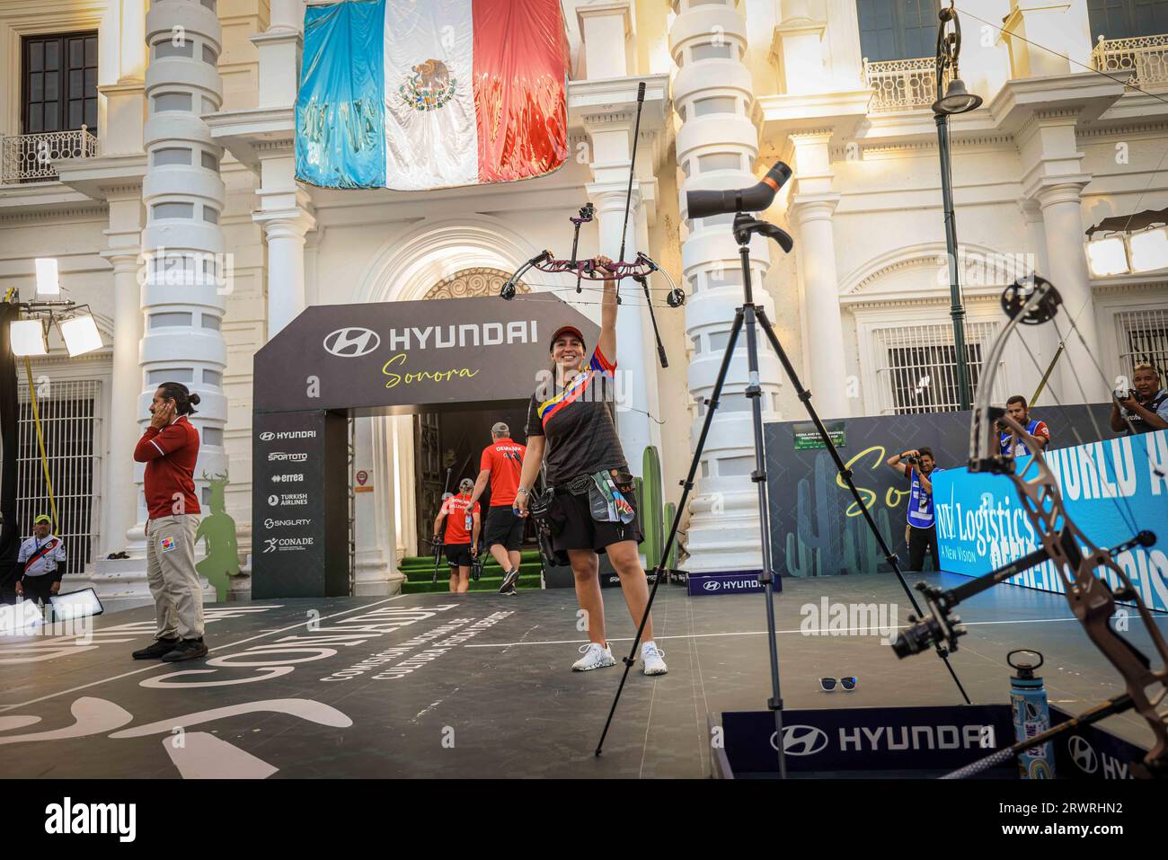 HERMOSILLO, MEXICO - SEPTEMBER 9: Colombian Sara López cries after ...