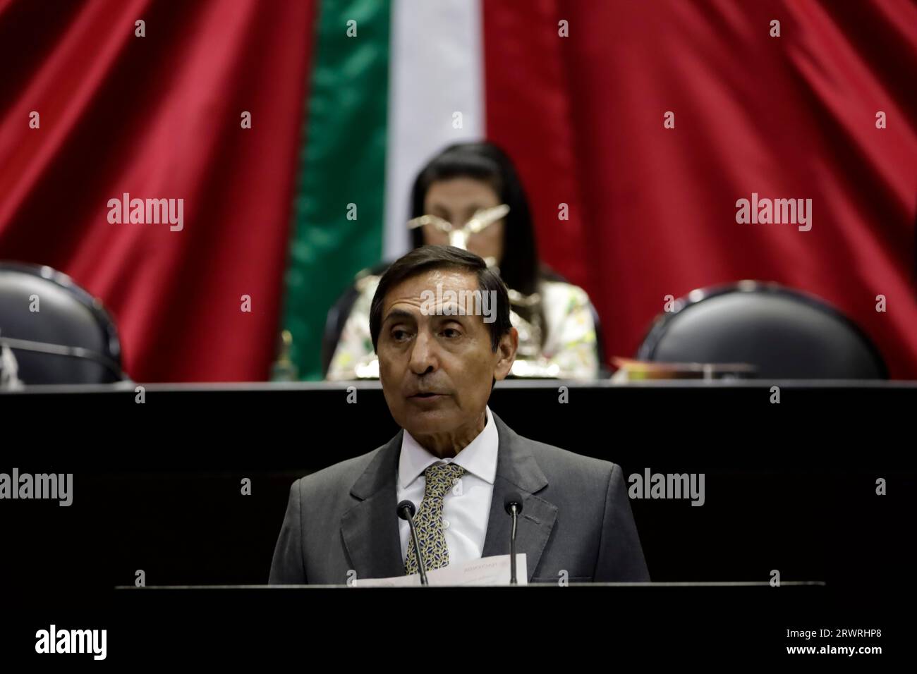 Mexico City, Mexico. 20th Sep, 2023. The Secretary of Finance and ...