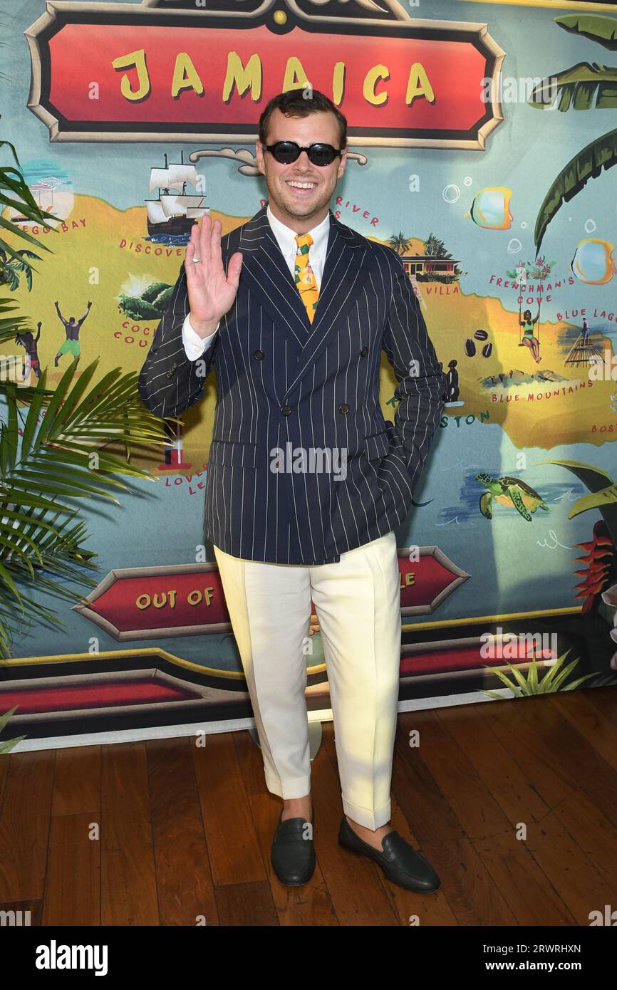 New York, USA. 20th Sep, 2023. Zach Weiss attending the 'Jamaica Vibes ...