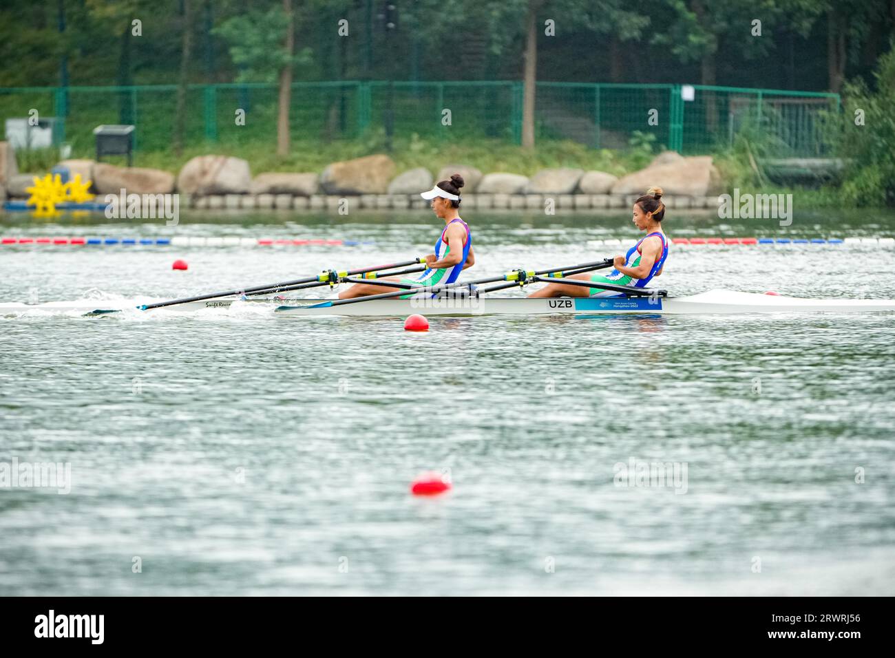 Hangzhou, China's Zhejiang Province. 21st Sep, 2023. Luizakhon Islomova ...