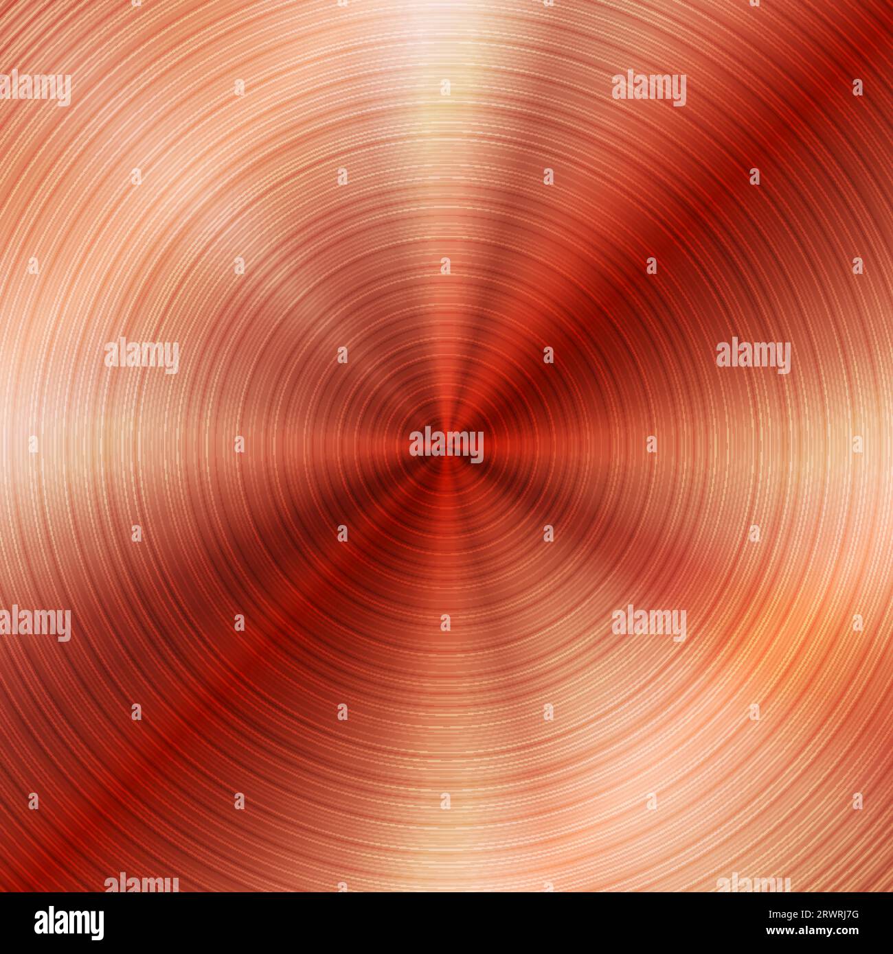 Abstract copper round gradient texture tech background. Vector design ...