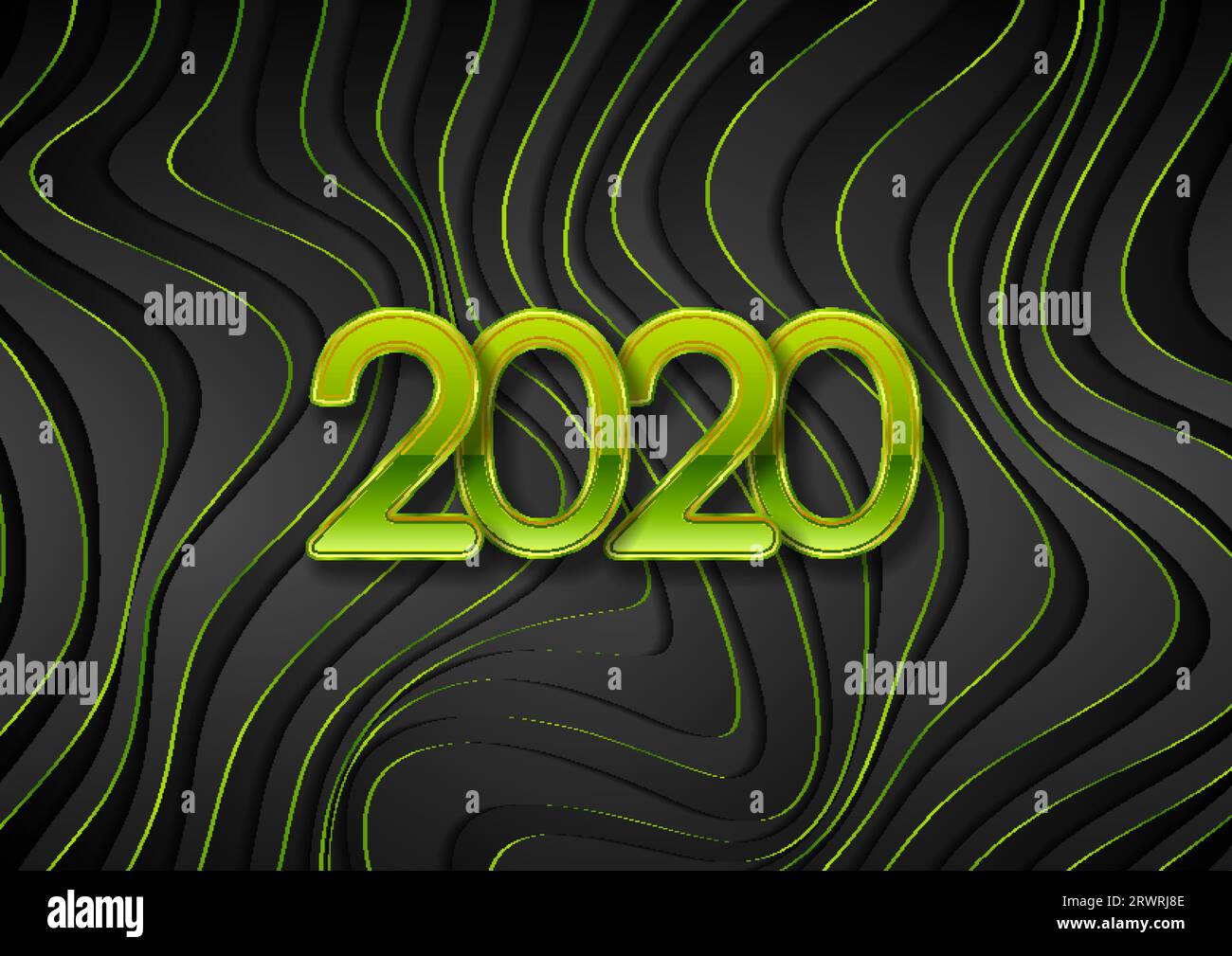 Abstract elegant green black liquid Stock Vector Images - Alamy