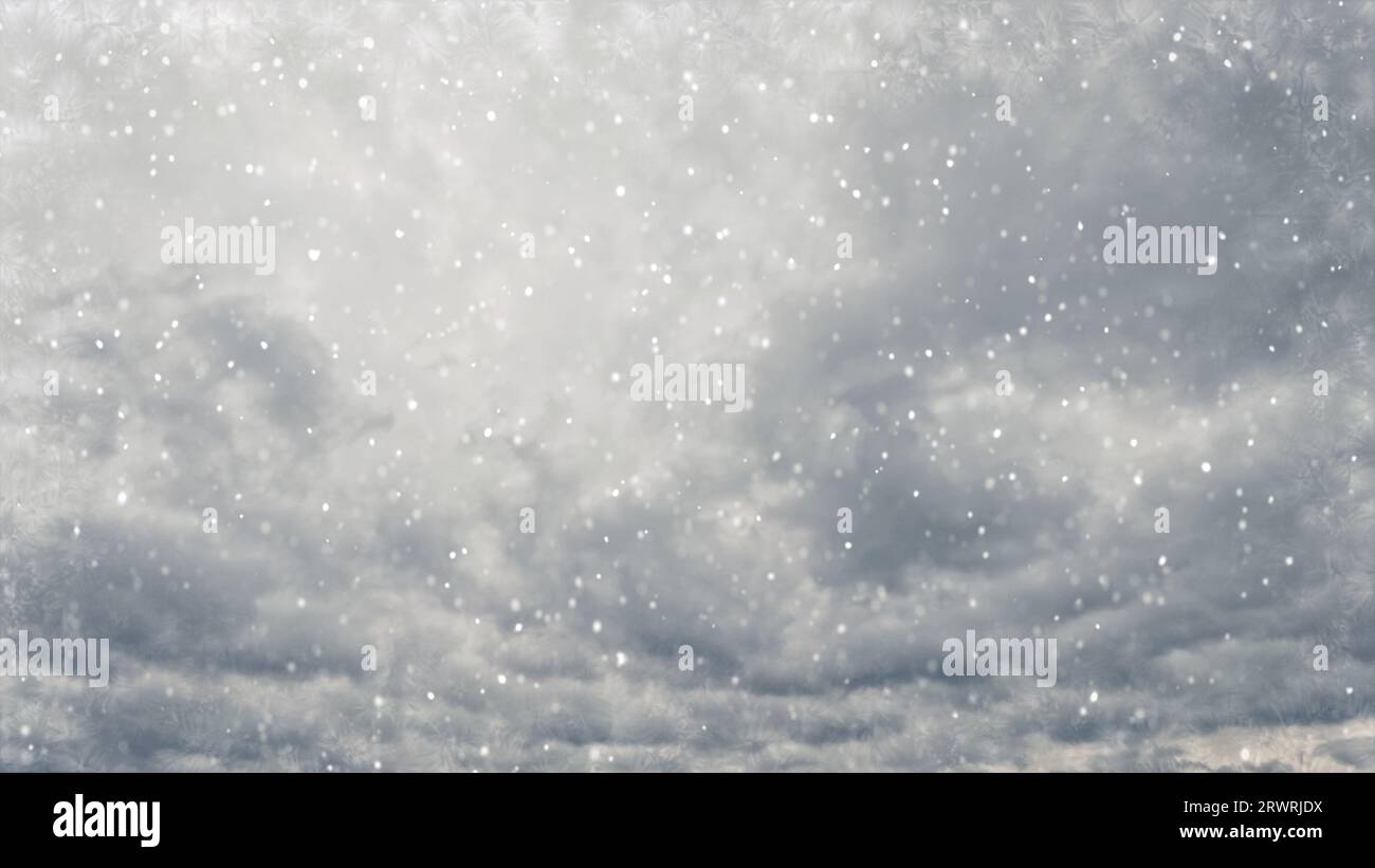 nice snow weather on clouds on sky backdrop - photo of nature Stock ...