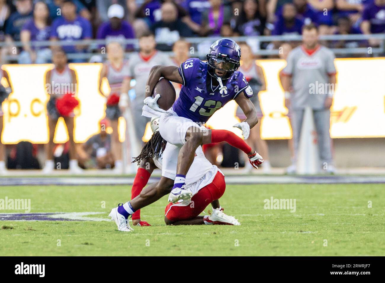 FORT WORTH, TX - SEPTEMBER 09: TCU Horned Frogs wide receiver Jaylon ...