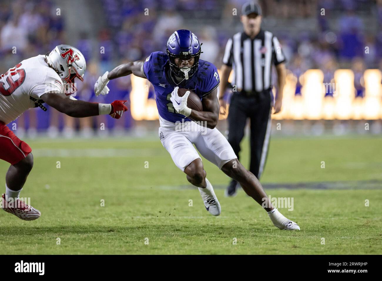 FORT WORTH, TX - SEPTEMBER 09: TCU Horned Frogs running back Trey ...