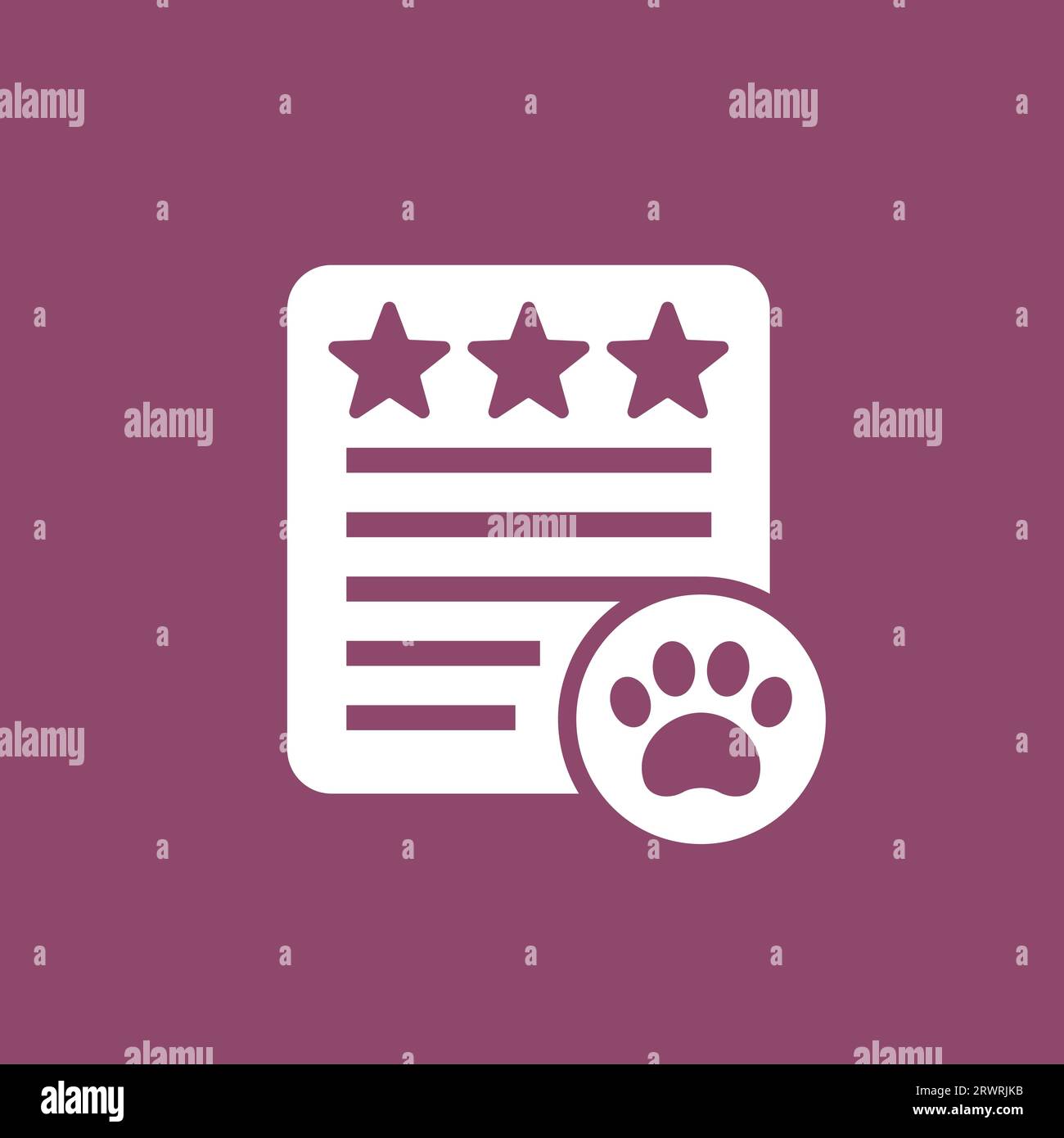 dog, pet rating or score icon, vector Stock Vector Image & Art - Alamy