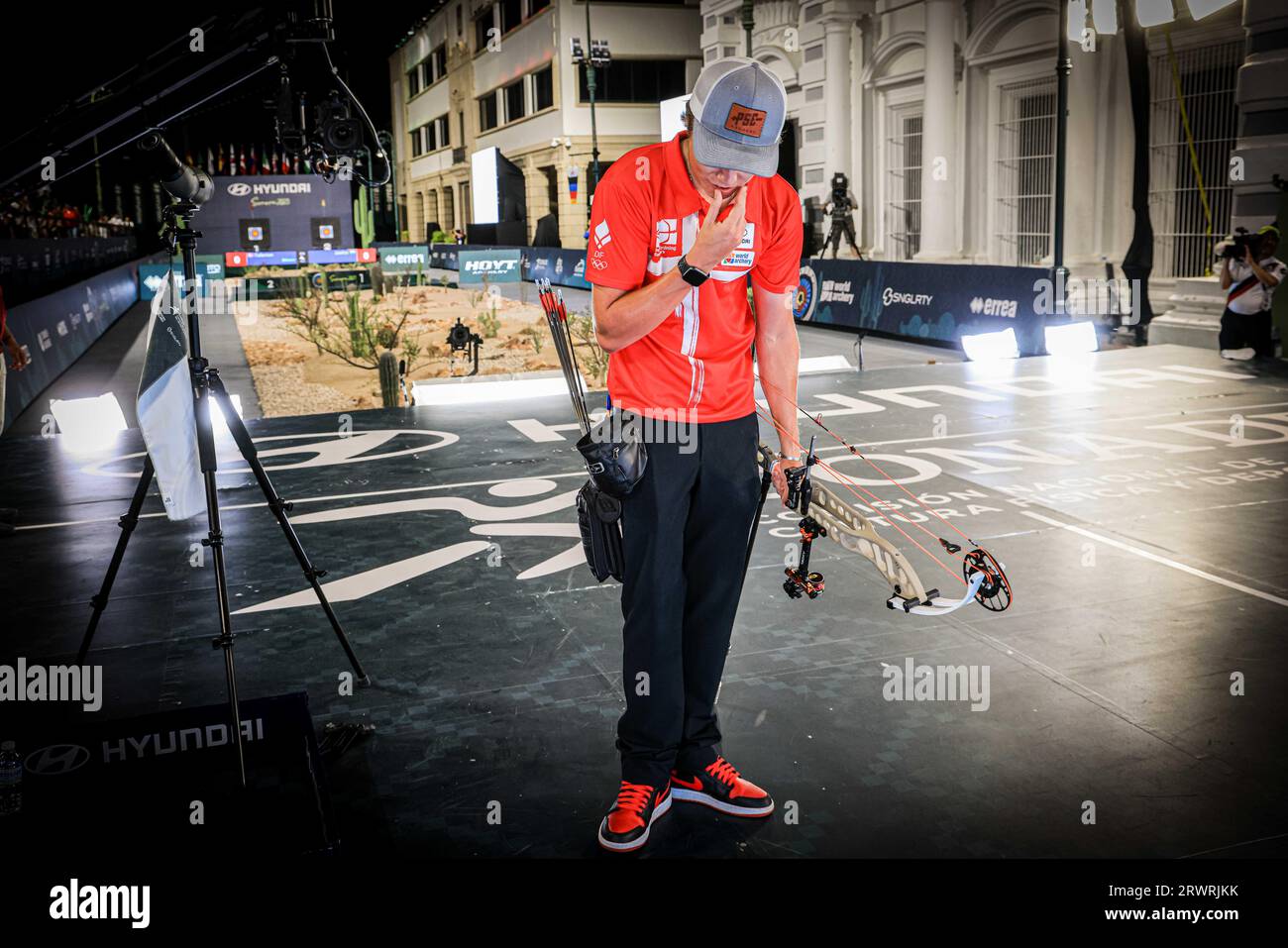 HERMOSILLO, MEXICO - SEPTEMBER 9: Mathias Fullerton of Denmark competes ...